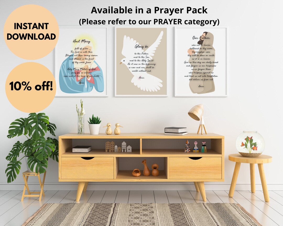 Prayer Pack 10% off INSTANT DOWNLOAD- Catholic Prayer Text - Catholic ...
