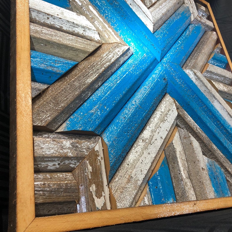 Teal Barn Wood Barn Quilt, Rustic Decor, 24x24 Barn Quilt, Farmhouse ...