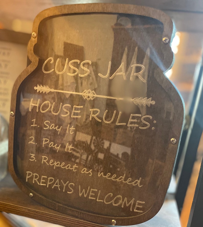 Cuss Jar Piggy Bank Prank Gift Fun Gift - Etsy