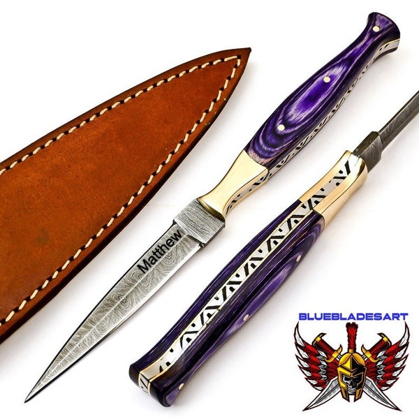 Damascus Dagger - Etsy