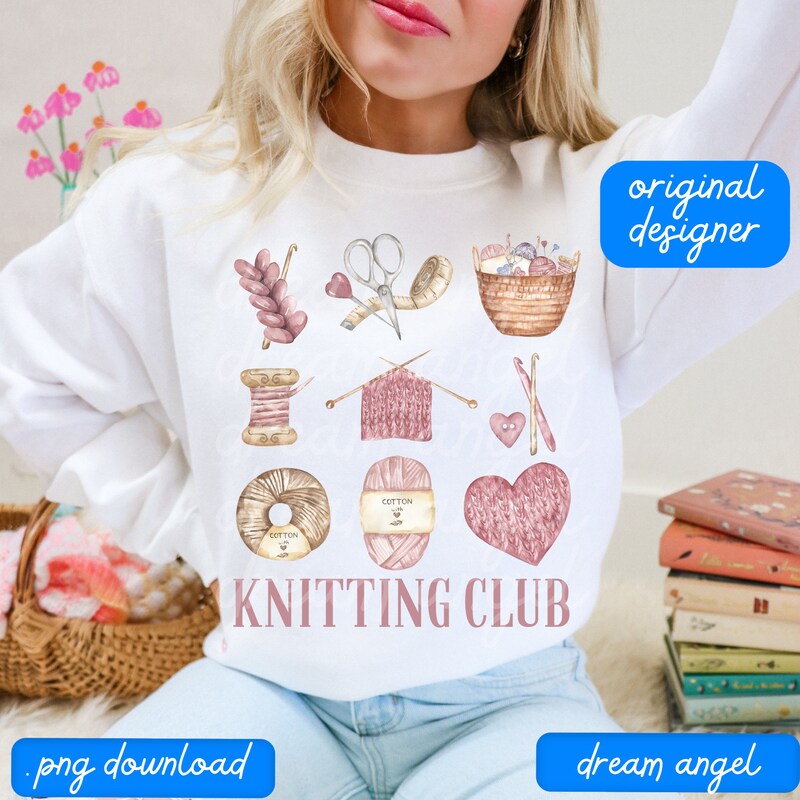 Knitting Png - Etsy
