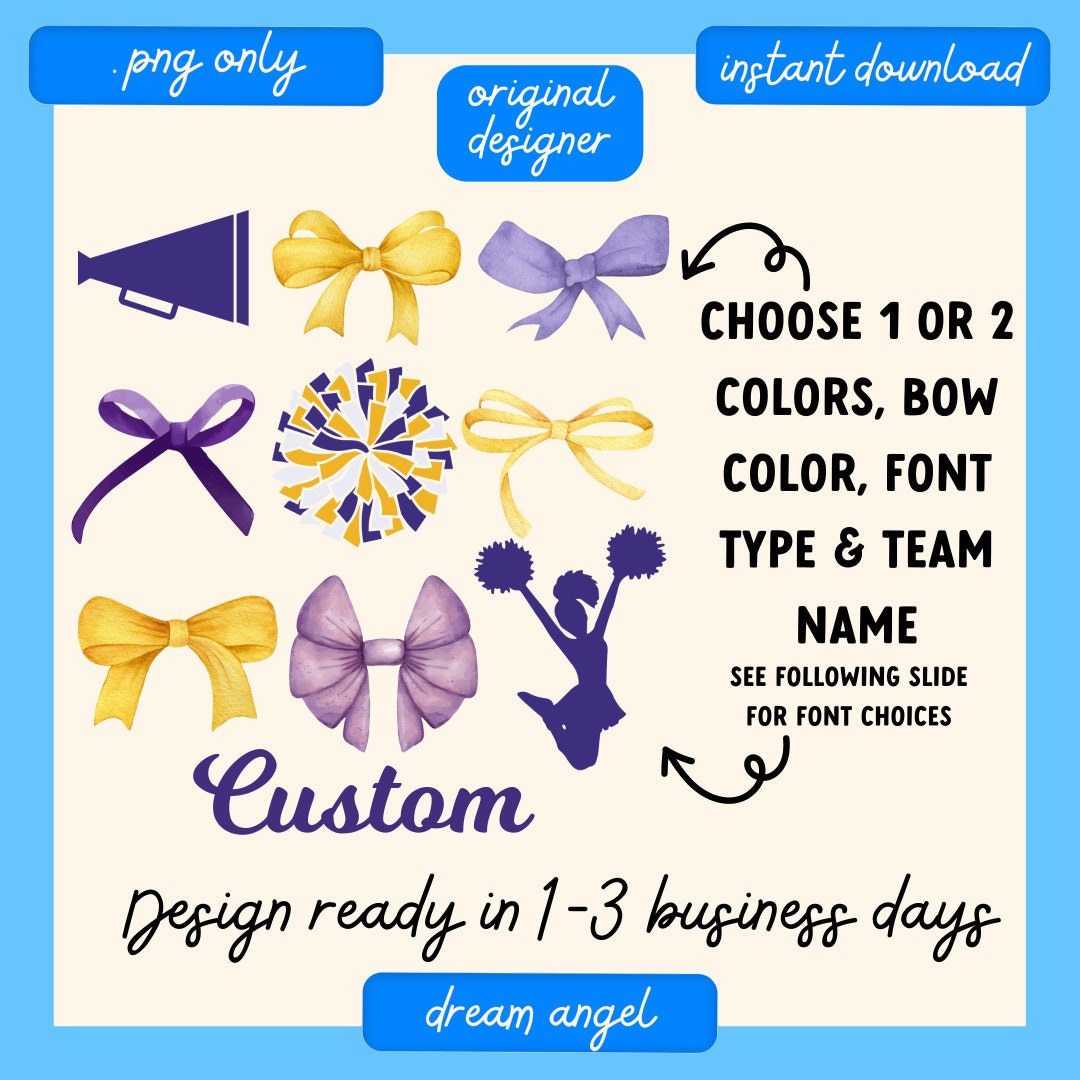Custom Cheer Team Png Design Cheerleader Cheerleading Coquette Team ...
