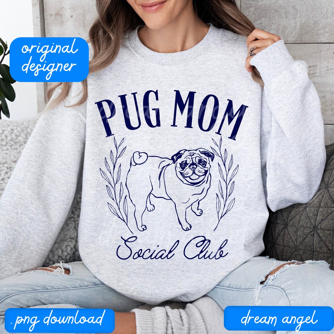 Mops PNG Kokette Ästhetik Mops Social Club Hund Mama Mama Mops ...