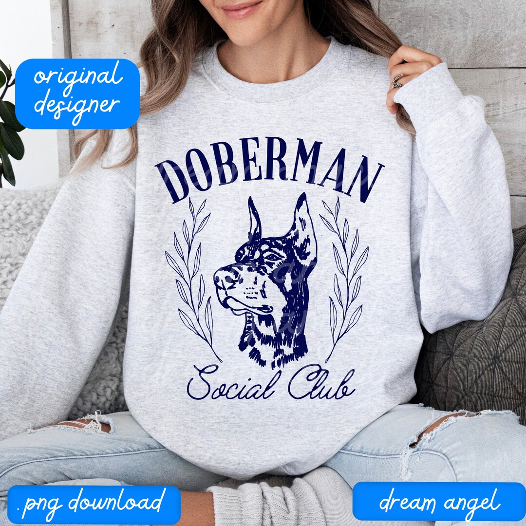 Doberman Png Coquette Aesthetic Dobie Social Club Dog Mom Mama Lover ...