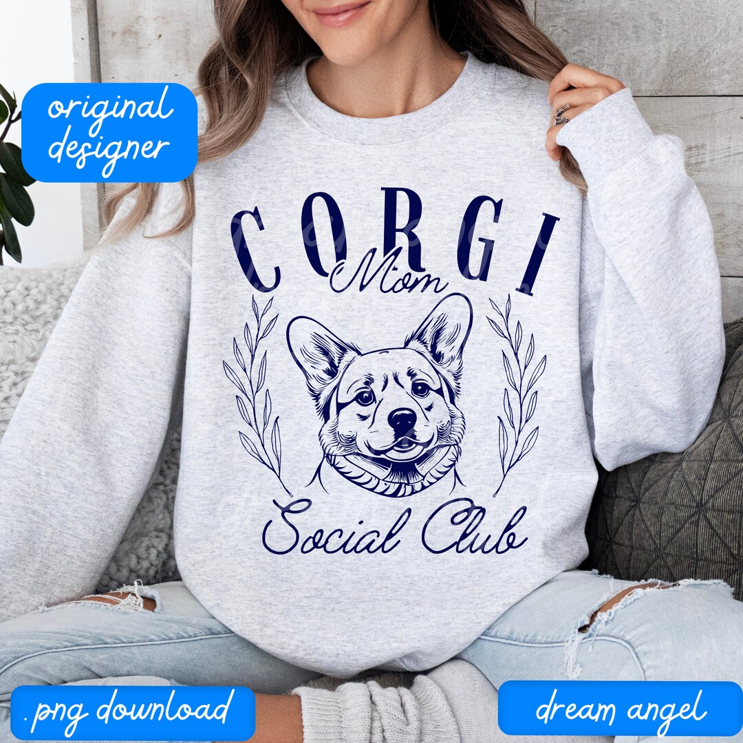 Corgi Png Coquette Aesthetic Corgi Social Club Dog Mom Mama Corgi Lover ...