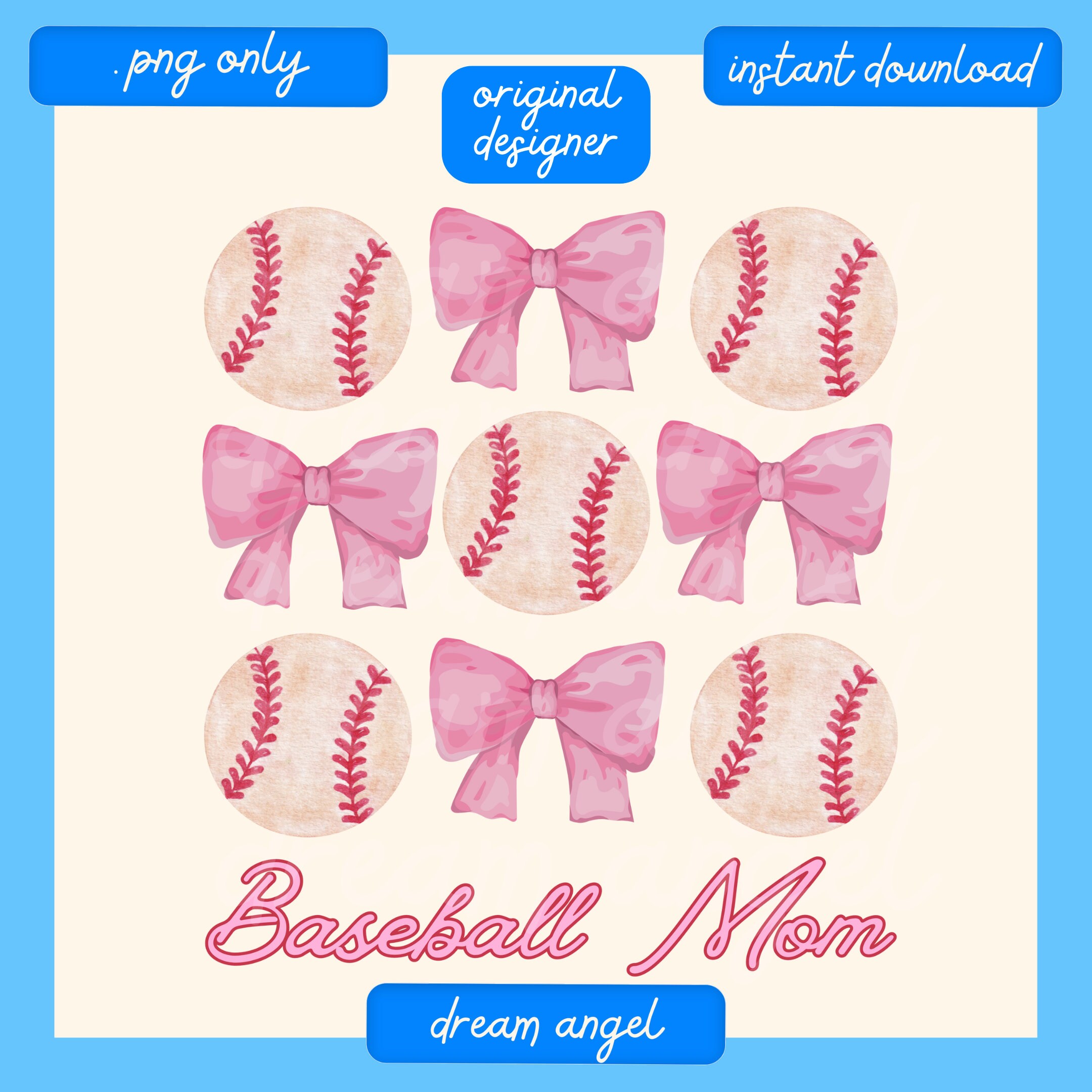 Baseball Mom Png Coquette Aesthetic Preppy Gameday Sports Design Trendy ...