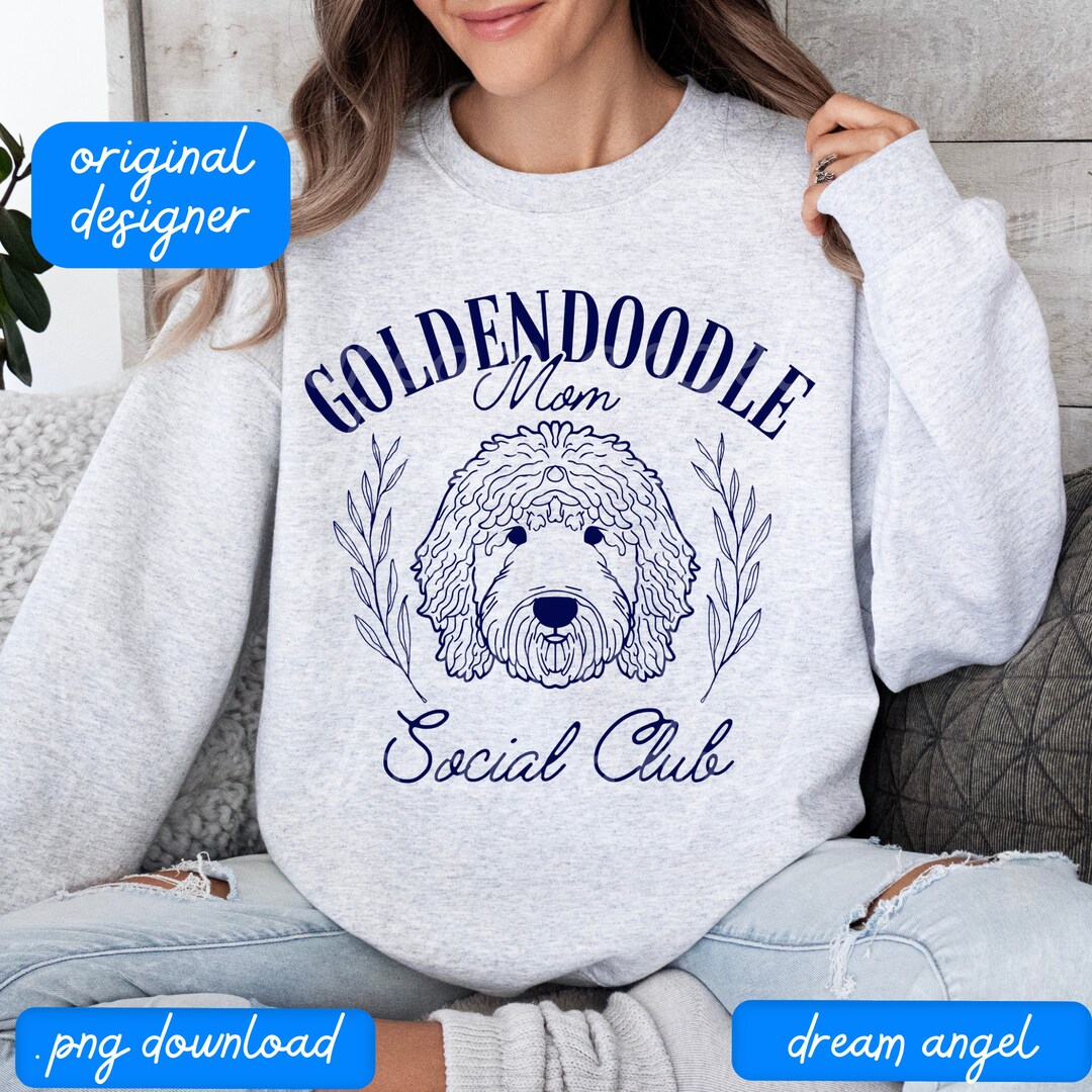 Goldendoodle Png Coquette Aesthetic Doodle Social Club Mom Mama Poodle ...
