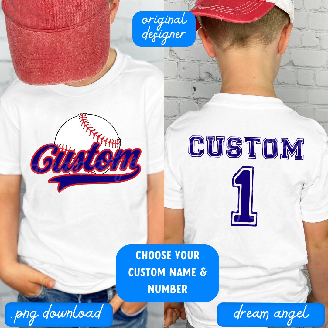 Custom Baseball Png Personalized Baseball Team Shirt Design Gameday ...