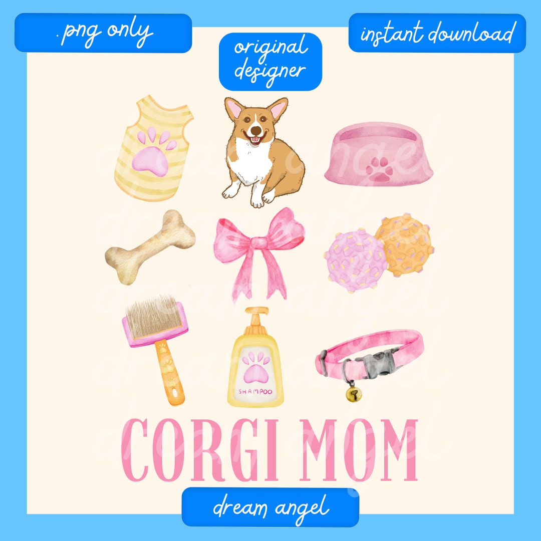 Corgi Png Coquette Aesthetic Corgi Social Club Dog Mom Mama Corgi Lover ...