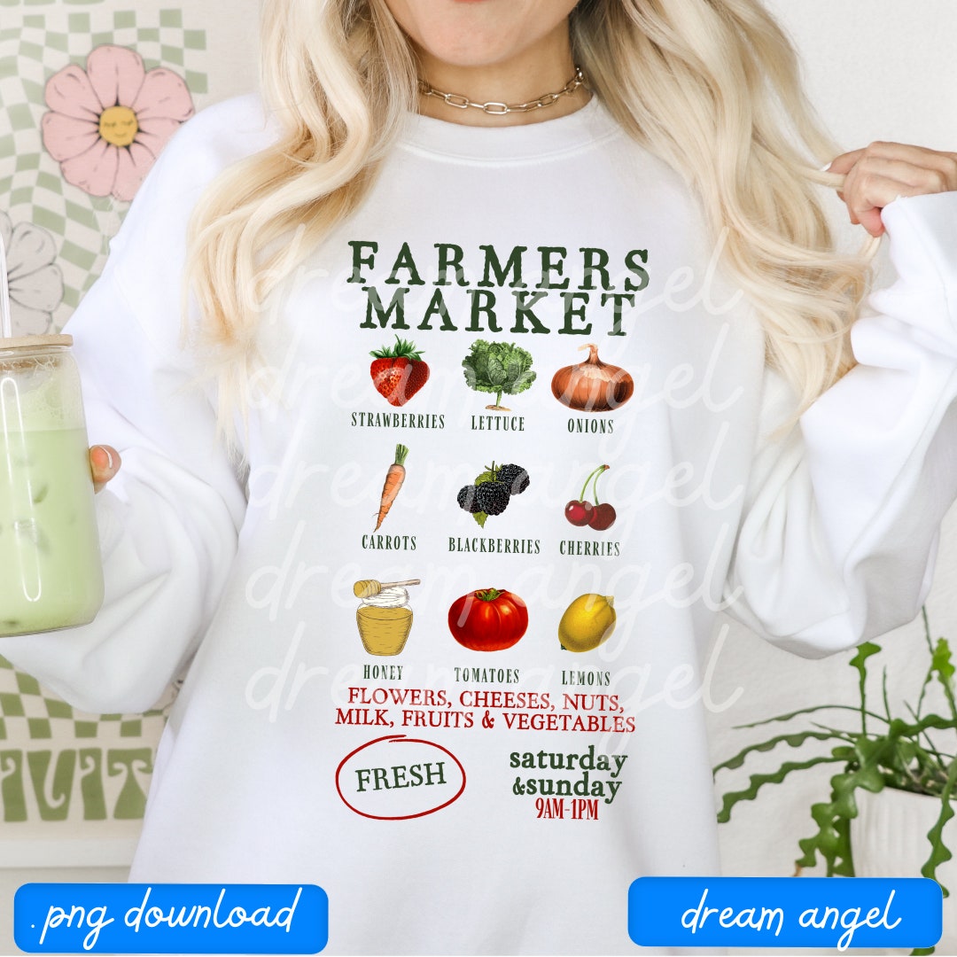 Farmers Market Png Coquette Aesthetic Cottagecore Design Summer Season ...