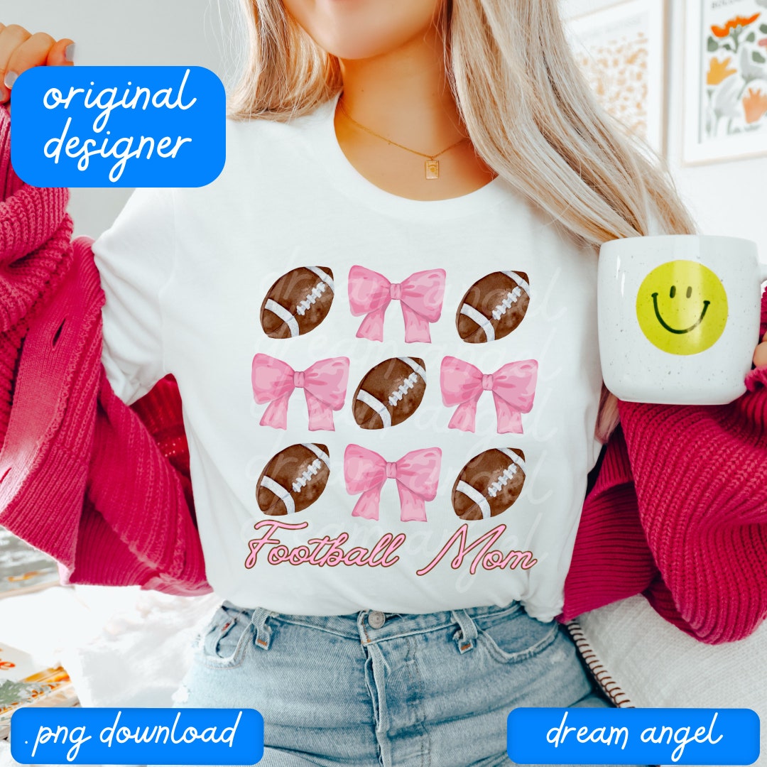 Football Mom Png Coquette Aesthetic Preppy Gameday Sports Design Trendy ...