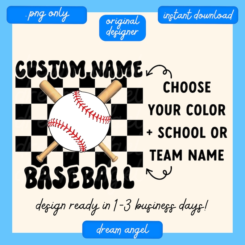 Custom Baseball Png Personalized Baseball Team Shirt Design Gameday ...