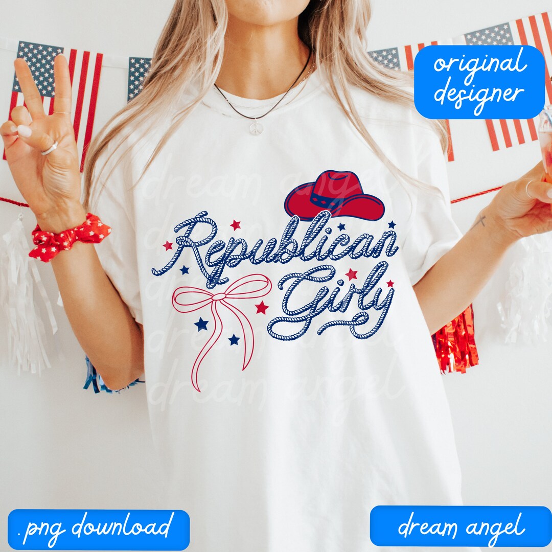 Republican Girly Png President 2024 Aesthetic Boots Bows Social Club ...