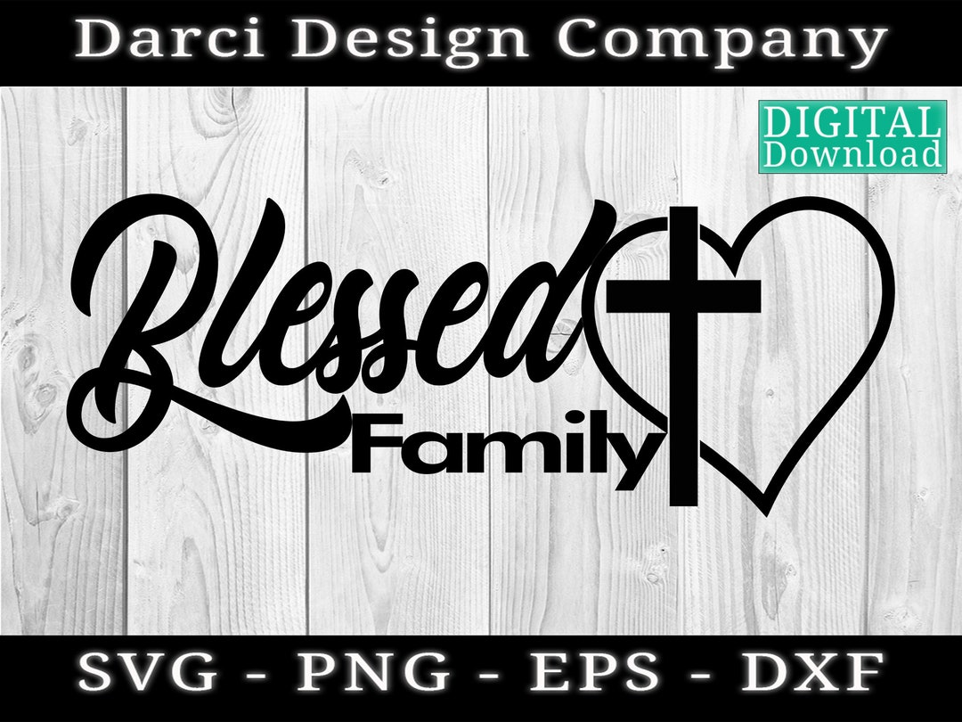 Blessed Family SVG - Etsy