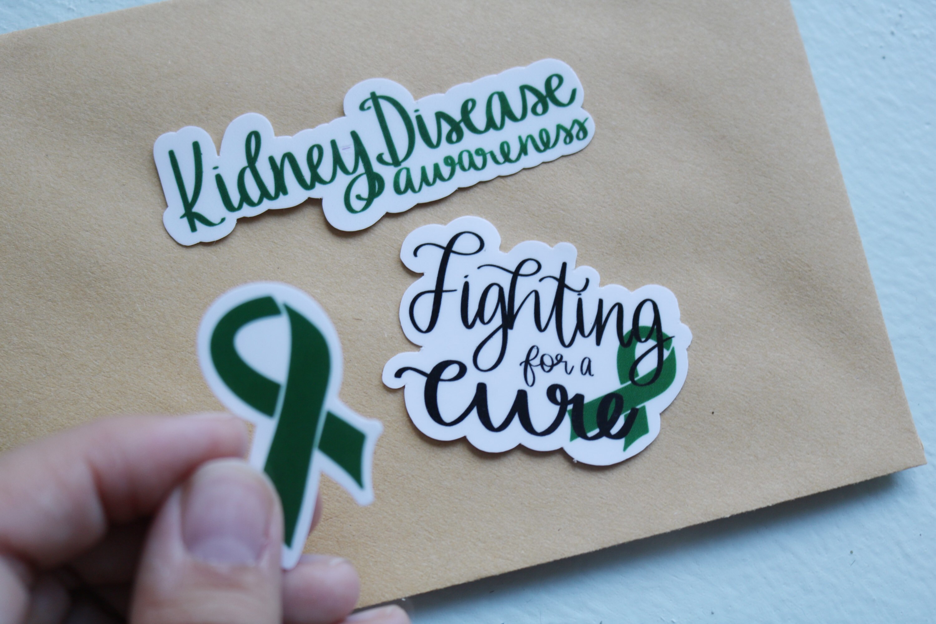 Kidney Disease Sticker Pack Kidney Disease Awareness Green - Etsy Canada
