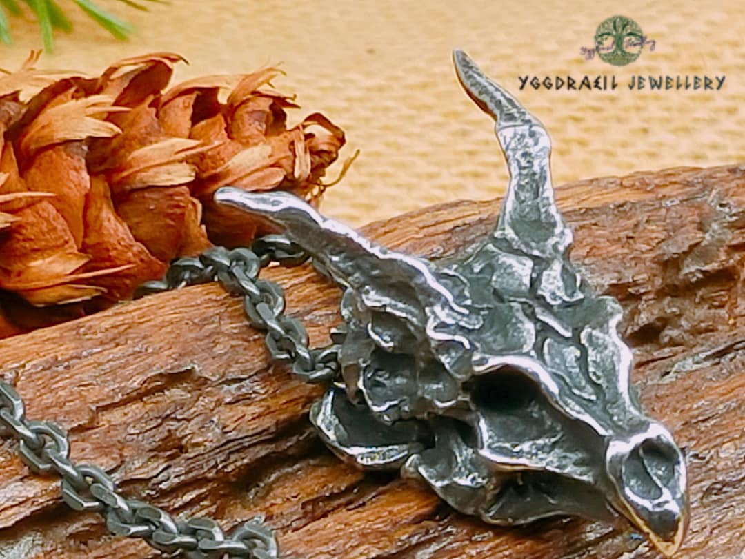 Stainless Steel Viking Vikings Ram Goat Goats Rams Skull Head Iron/grey ...