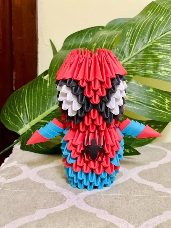 3d Origami Superman