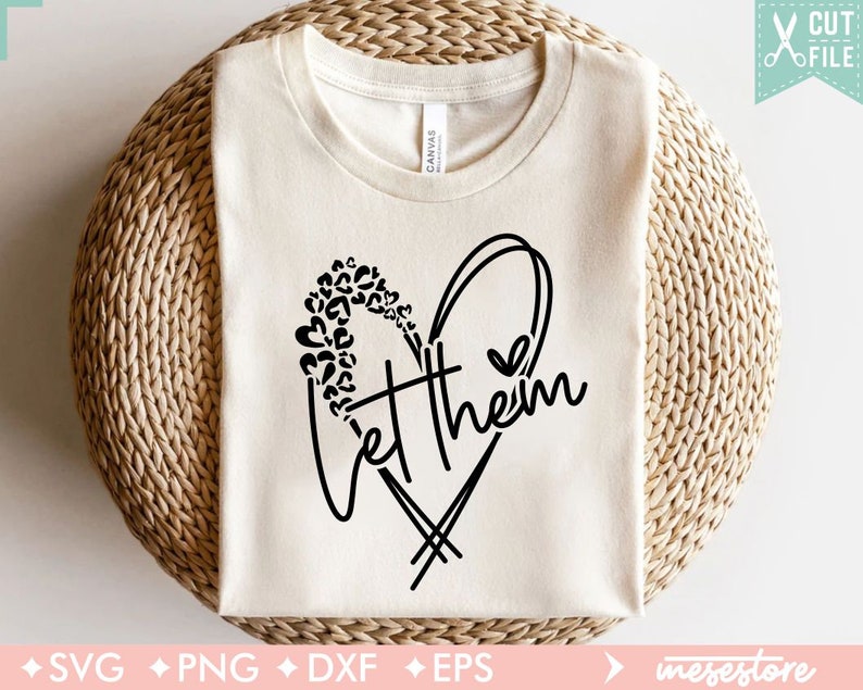 Let Them SVG PNG Mental Health Svg for Shirt Svg Cut File - Etsy Hong Kong