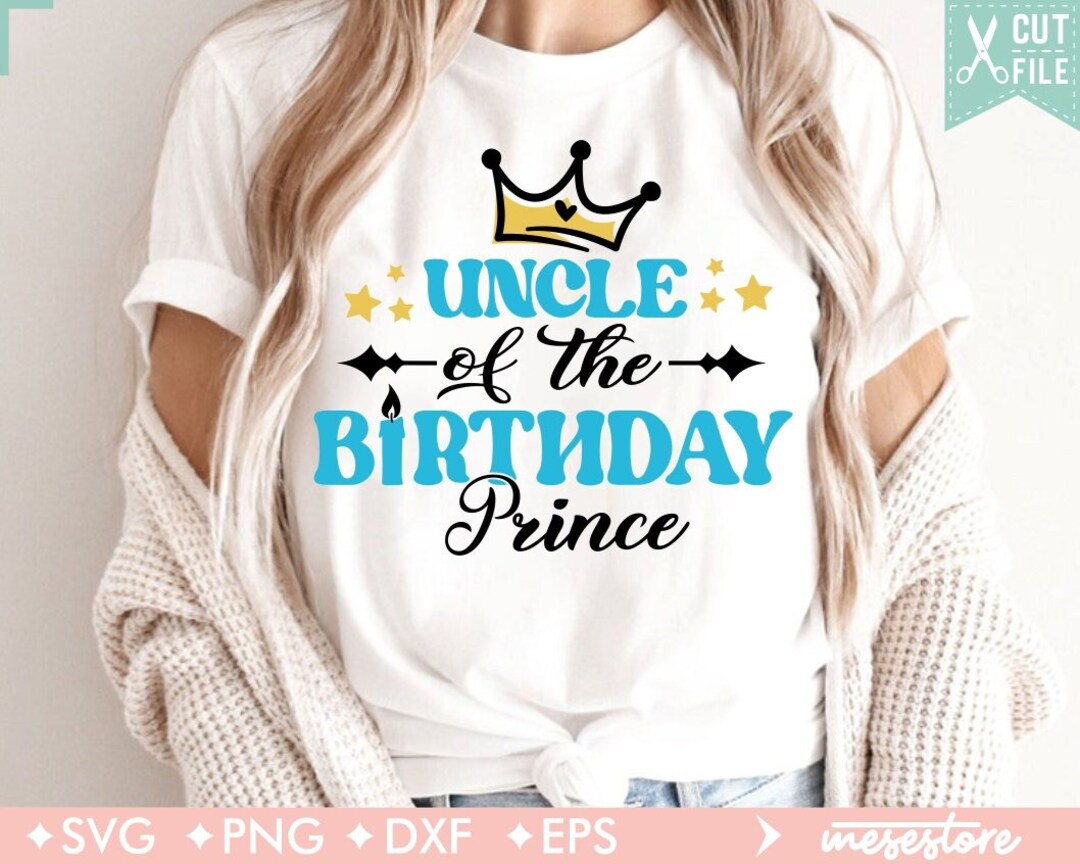 Tío de la princesa de cumpleaños Svg cumpleaños Svg - Etsy España