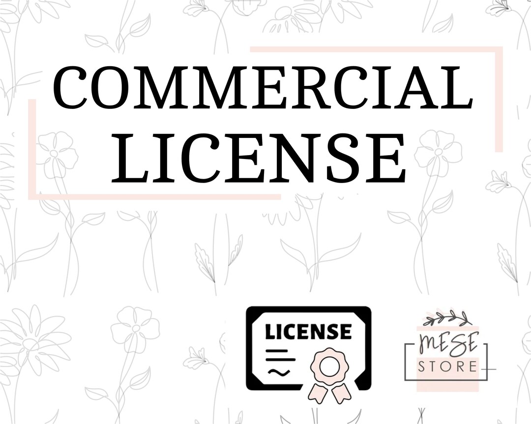 Premium License / BUNDLE License,commercial Svg , Commercial File ...