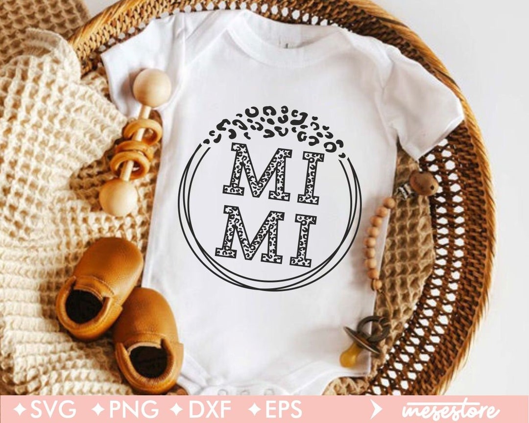 Mimi Leopard Heart Svg, Mimi SVG, Mimi Png, Heart Svg, Love Svg, Mimi ...