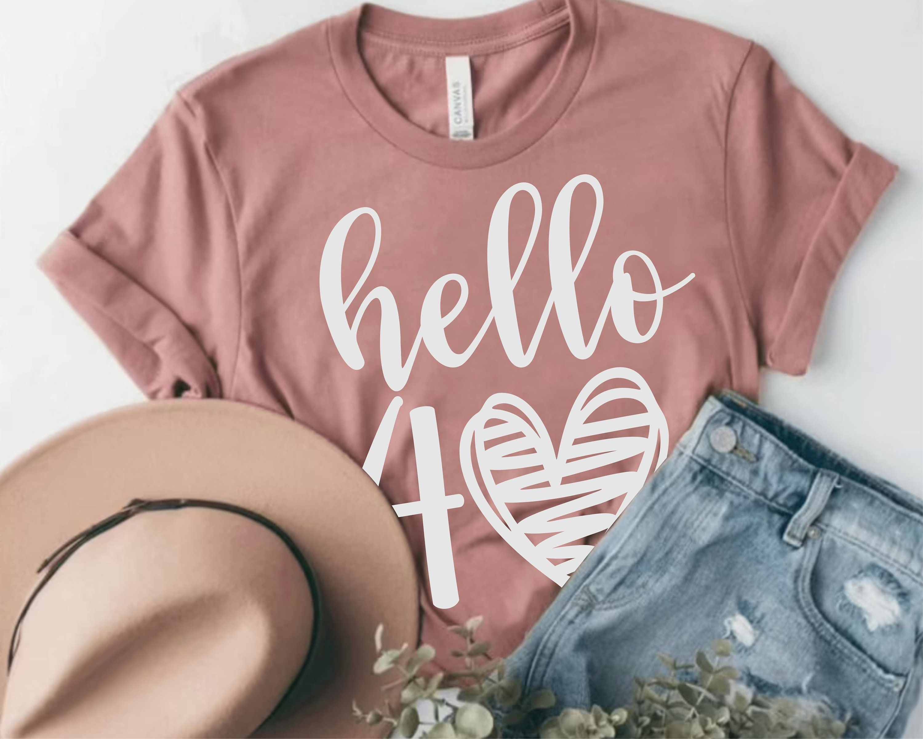 Birthday Fabulous Hello 40 Years T-shirt Svg Dxf Eps Png - Etsy