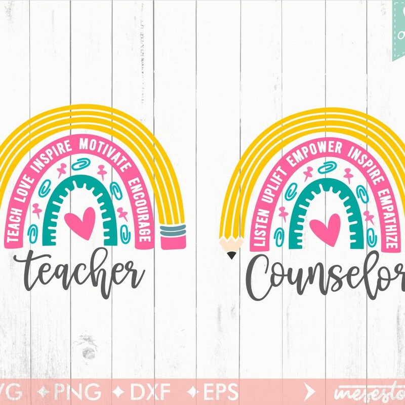 Rainbow Teacher - Etsy