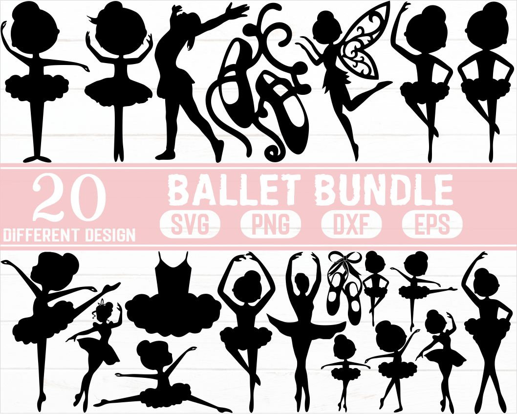 BALLET SVG Bundle / Ballerina Svg / Ballet Shoes Svg / - Etsy Canada