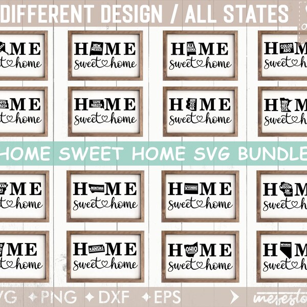 Home Sweet Home Svg - Etsy