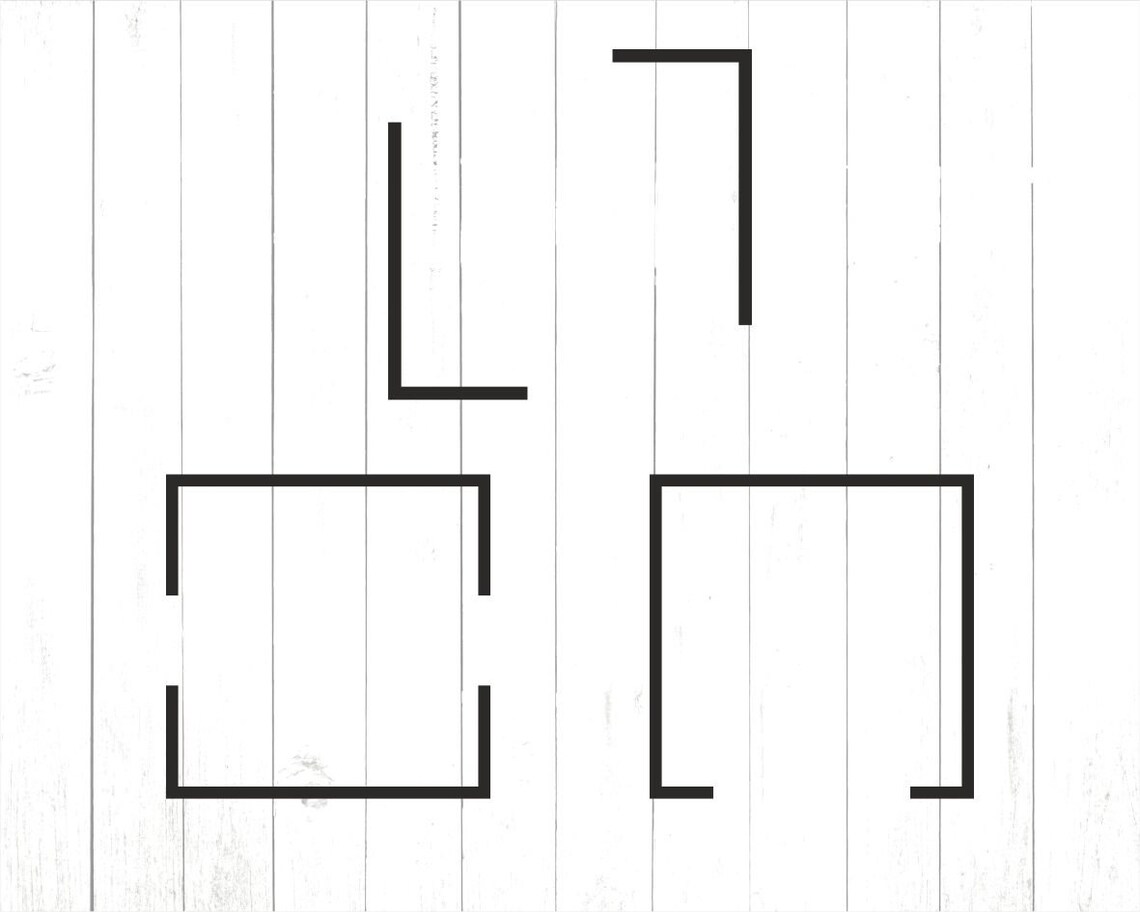 Square Split Frame Svg Circle Split Frame SVG Split | Etsy Canada