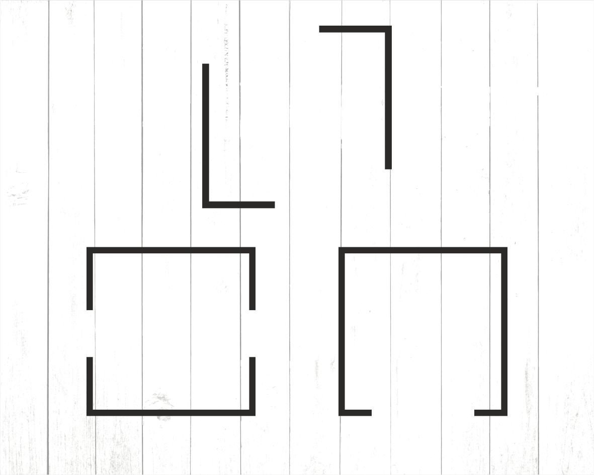 Square Split Frame Svg Circle Split Frame SVG Split | Etsy Canada