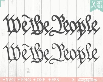 We the People Font for Cricut - Etsy Canada