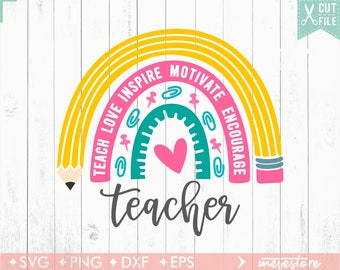 Clip Art & Image Files I Love You All PNG Instant Download Teacher ...