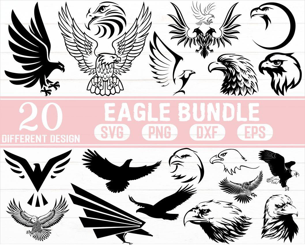 Svg For Cricut EPS Birds Svg Wild Birds Clipart Eagle Clipart Eagle ...