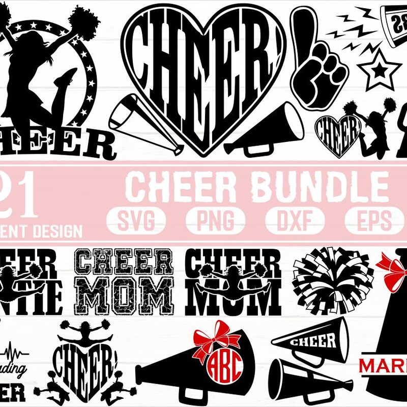 Cheerleading Svg - Etsy