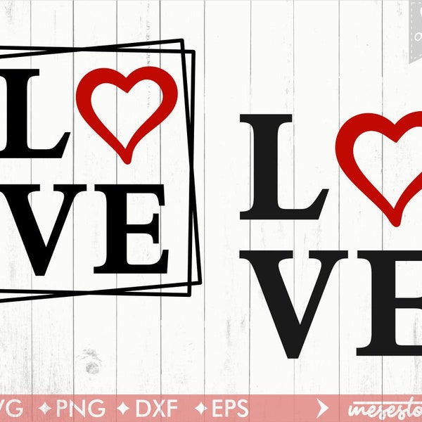 Love Svg - Etsy
