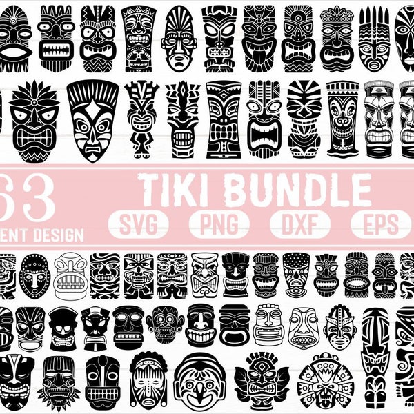 Tiki Svg - Etsy