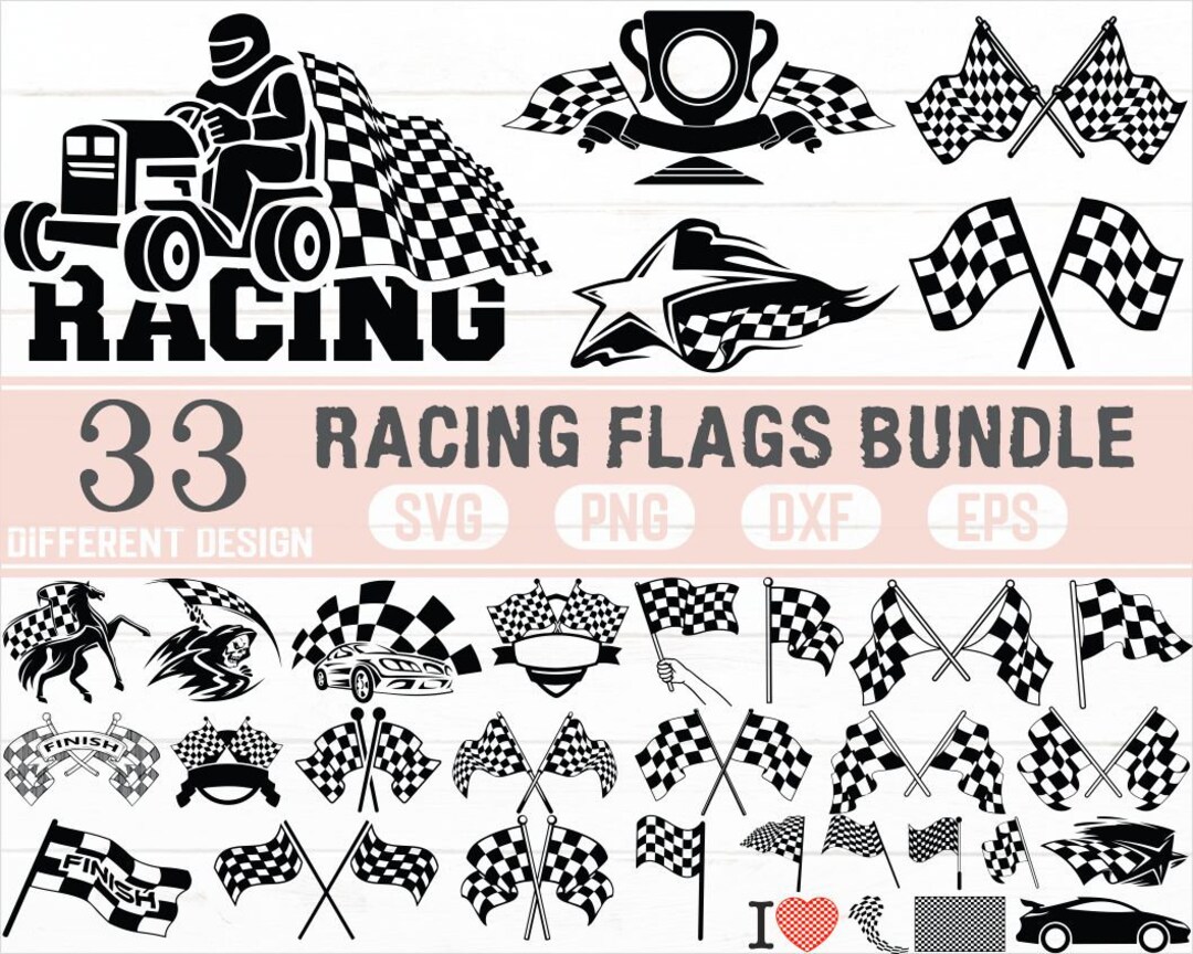 Racing Flag SVG / Checkered Flag SVG / Racing Svg / Rally Car - Etsy UK