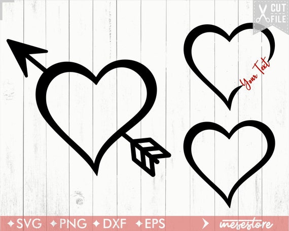 Heart Svg Bundle Heart Svg File Hand Drawn Heart Svg Svg | Etsy