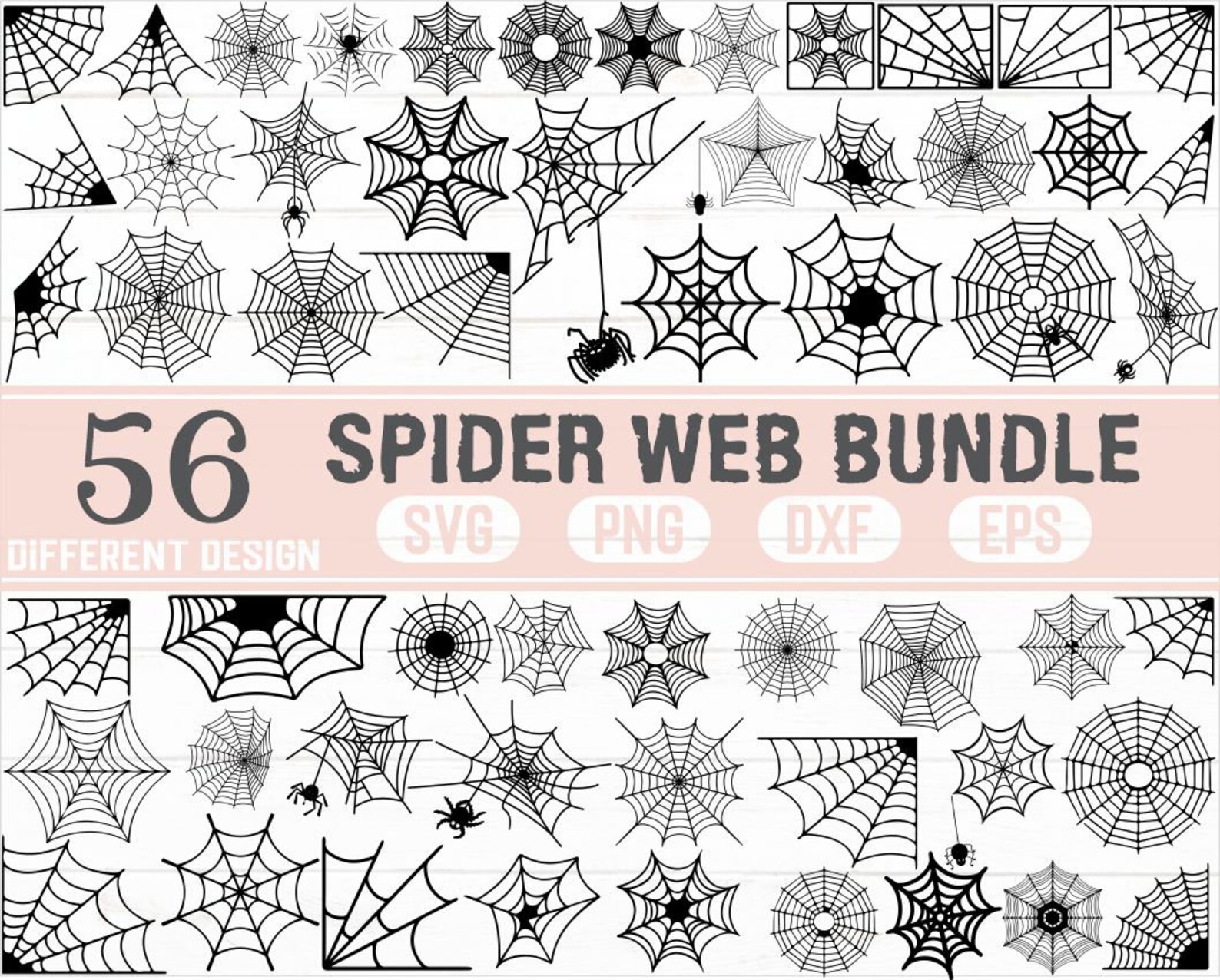 Spider Web SVG / Spiders and Spider Web SVG Files / Clipart | Etsy