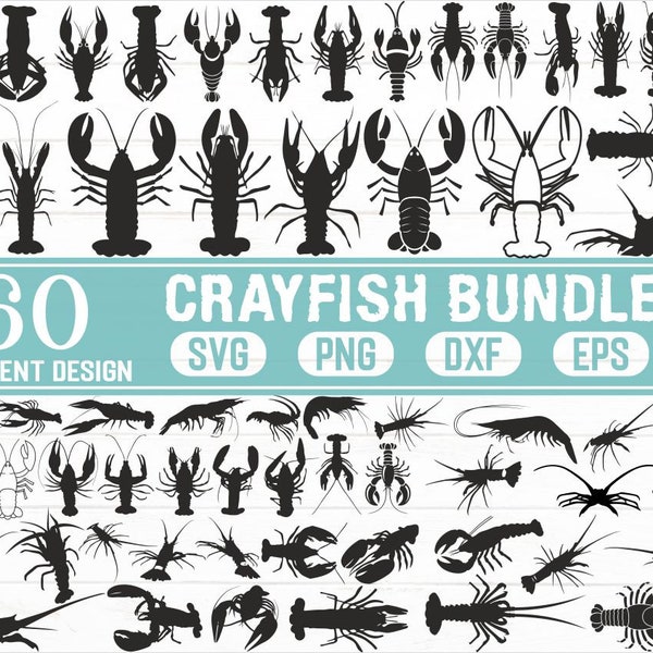 Crawfish Svg - Etsy