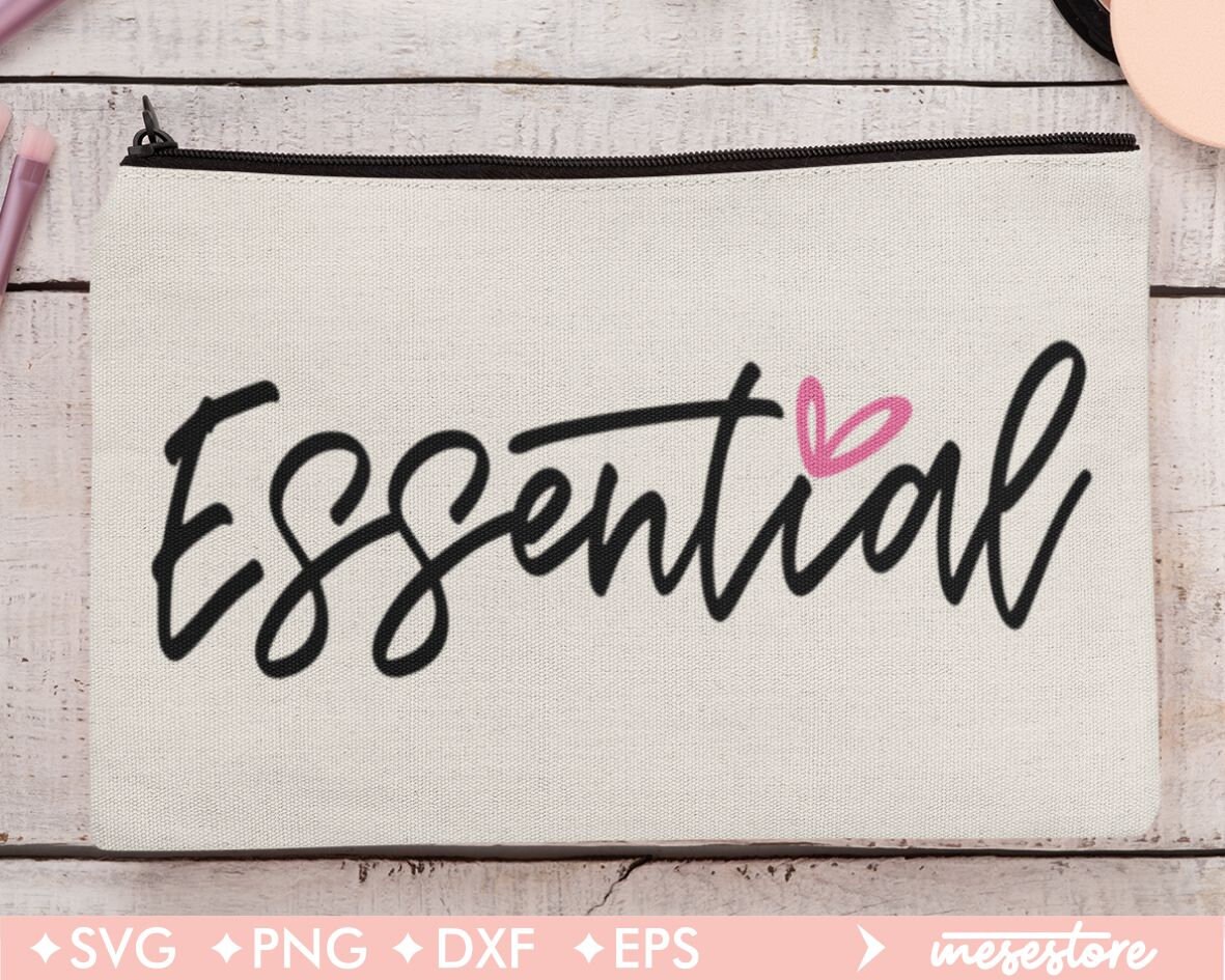 Essential Definition Svg Nurse Essential Svg Makeup Bag Svg | Etsy