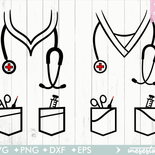 Scrub SVG Dxf Eps Png Files for Cutting Machines Cameo or - Etsy