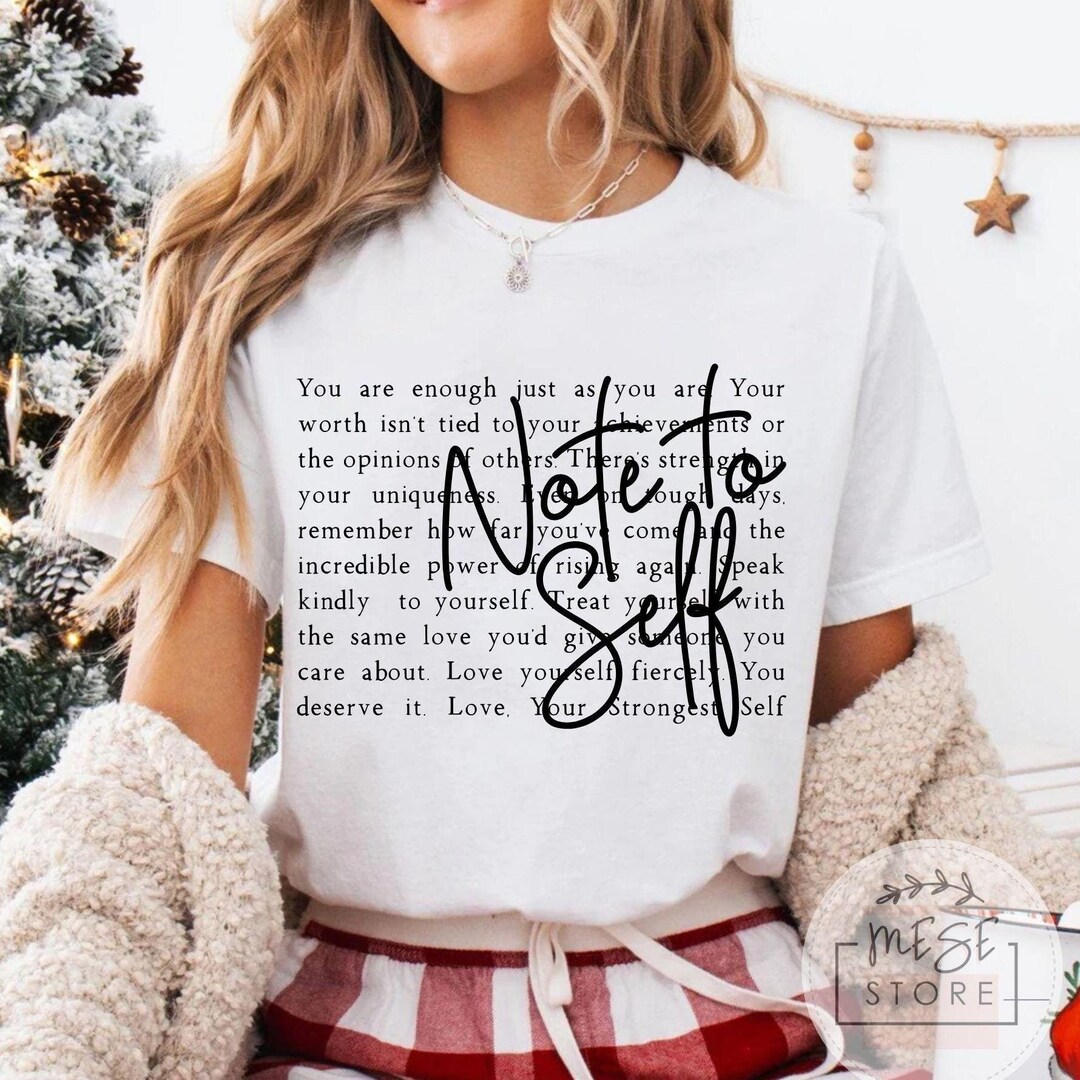 Note to Self Png Svg, Motivational Sublimation, Motivational Design ...