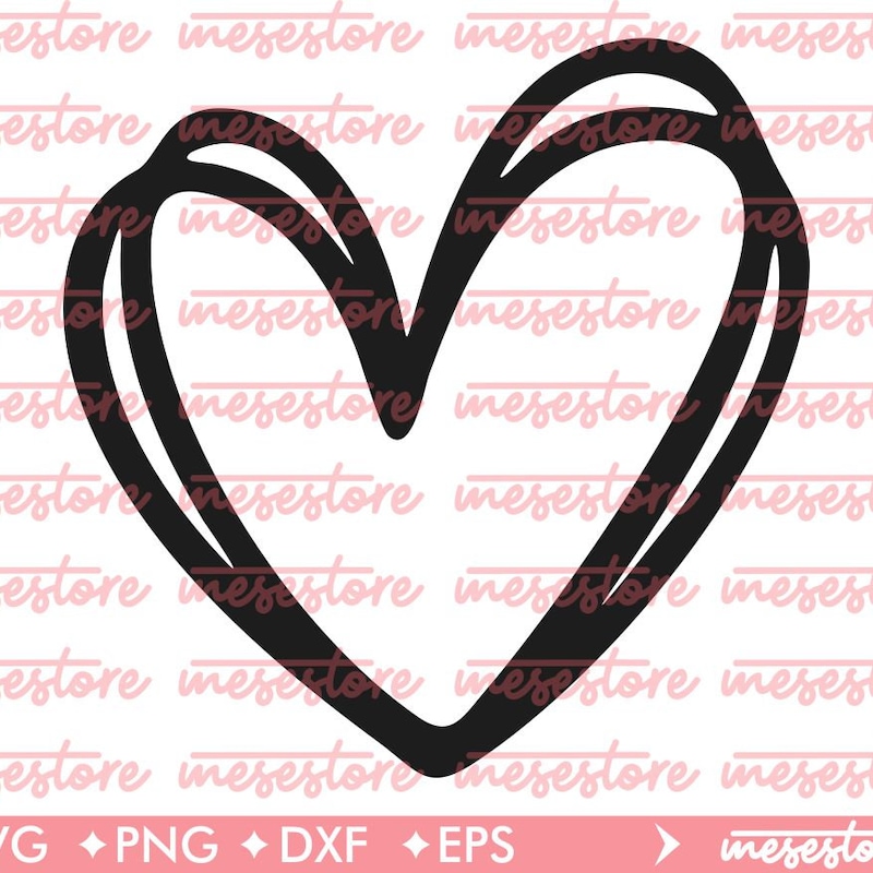 Double Heart Svg - Etsy