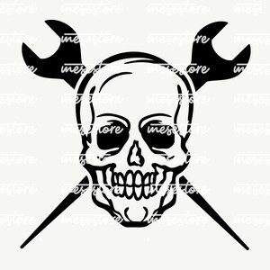 Ironworker SVG File, Ironworker Skull With SVG File, Svg Dxf Eps Png ...