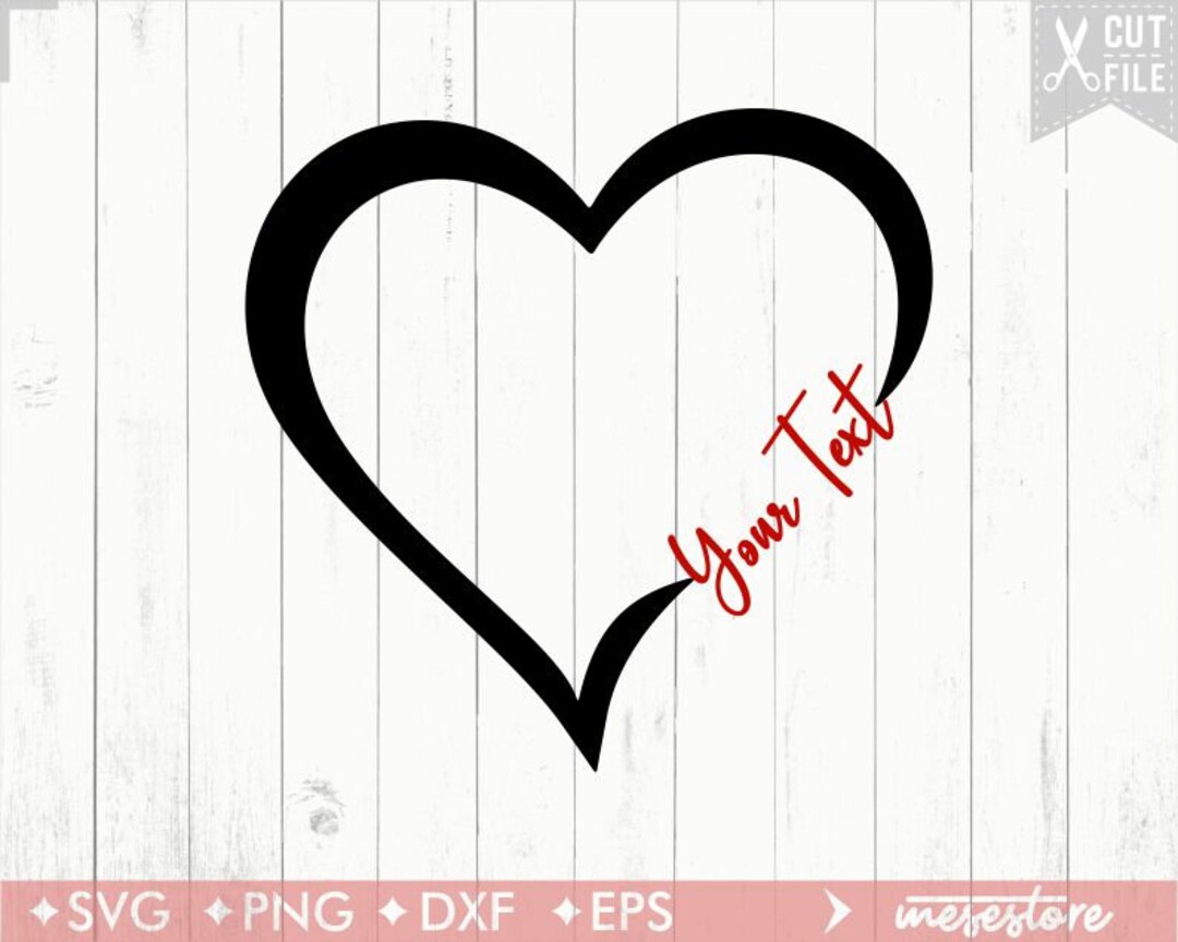 Archivo SVG del corazón, svg del corazón dibujado a mano, archivos Svg ...