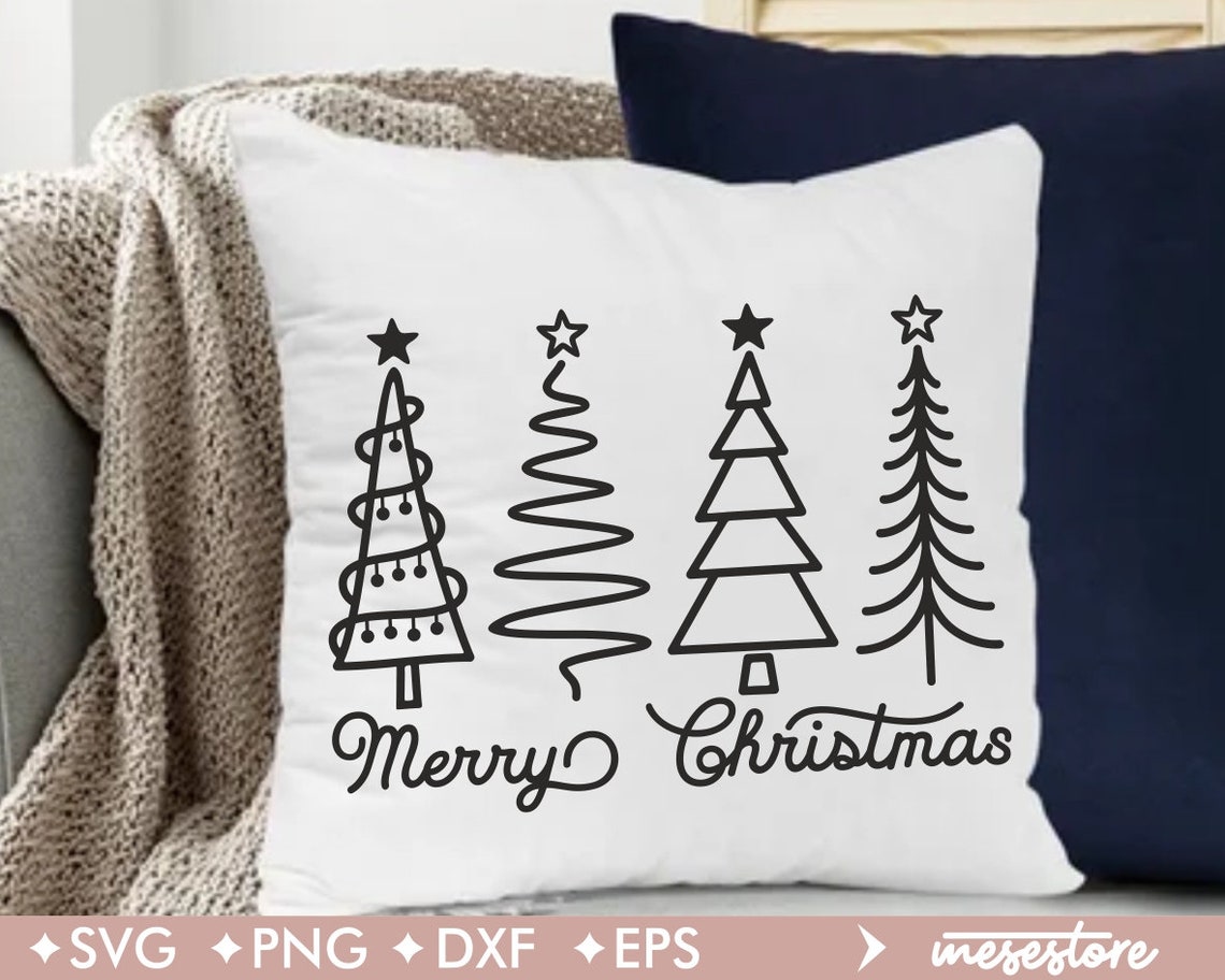 Christmas Tree Svg Svg Dxf Eps Png Files for Cutting Machines | Etsy