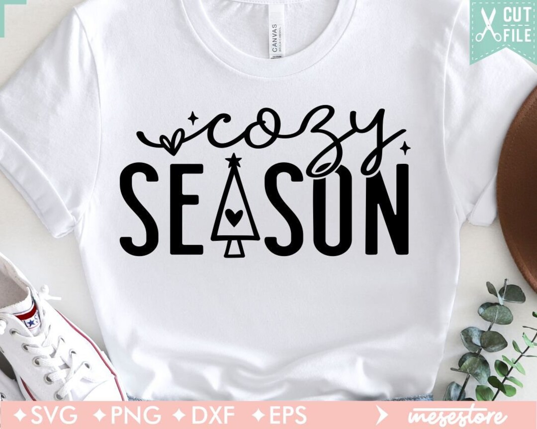 Cozy Season Svg Get Cozy Svg Merry Christmas Svg Christmas - Etsy