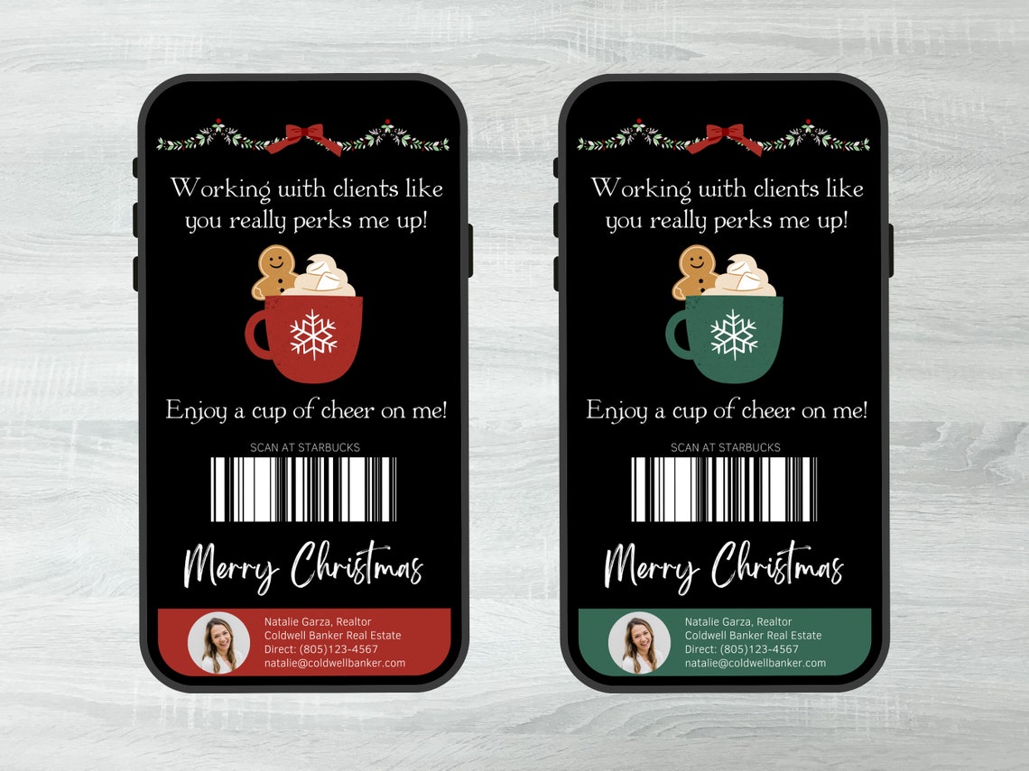 TEXTABLE STARBUCKS CARD Digital Coffee Gift Card Barcode - Etsy